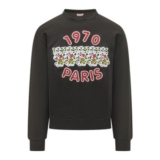 Kenzo Wild Tiger Sweatshirt - - Sweatshirts & Hoodies - Herren - Schwarzk - M