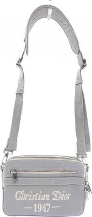Dior Pre-owned Cuir sacs-dior - Femme - Pre-owned - Gris - Taille: ONE Size