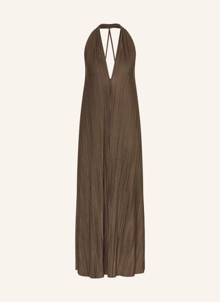 Sams&oslash;e & Sams&oslash;e Sams&oslash;e Sams&oslash;e Plisseekleid Sacille braun