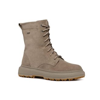 Geox WOMAN D LAMIDIE + GRIP ABX BIKER/AMPHIBIANS BOOTS TAUPE 35_EU