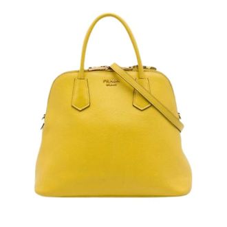 Prada Pre-owned Vintage Satchel - Femme - Pre-owned - Jaune - Taille: ONE Size