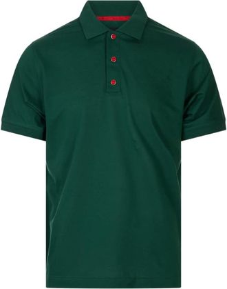 Kiton Homme, Tops, Vert, Taille: L Polo Umk1090