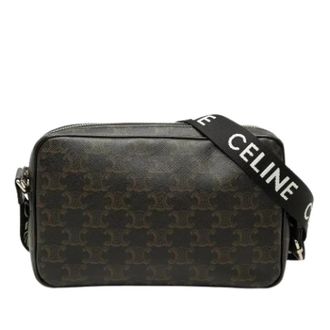 Celine Pre-owned Canvas Crossbody Bag - - Pre-owned - Damen - Schwarzk - ONE SIZE