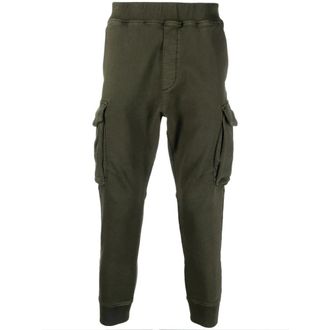 Dsquared2 Homme, Pantalons, Vert, Taille: S Mini Dsq2 Cargo Joggers