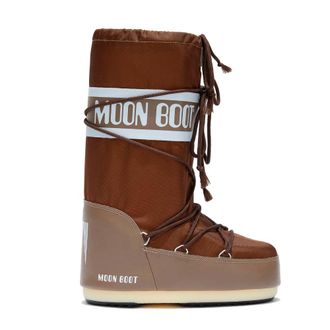 Moon Boot ICON Nylon Boots Winterstiefel Black EU 39-41 Ikonisches Design und W&auml;rme in einem. Perfekt f&uuml;r kalte Tage und apr&egrave;s-ski. Schwarze, komfortable Winter