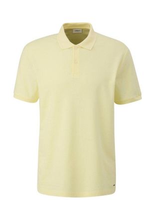 s.Oliver Kurzarmshirt Polo-Shirt Poloshirt aus Viskosemix