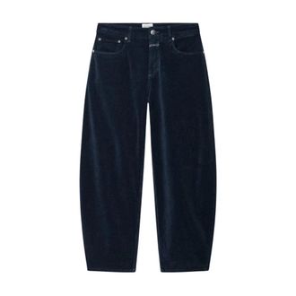 Closed Barrel Cordhose - Jazzie - - Jeans - Damen - Blau - W25