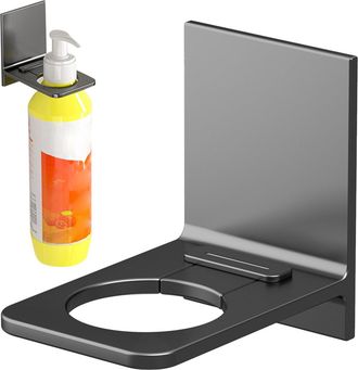 Generic Duschregal-Kleber - Kein Stanzen, Conditioner-Spender, Flaschenregal F&uuml;r Sp&uuml;lungsflaschen, Wand-Shampoo-Aufh&auml;nger Aus Aluminium, Badezimmerzubeh&ouml;r Bad