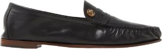 Versace Homme, Chaussures, Noir, Taille: 42 EU Mocassin en cuir