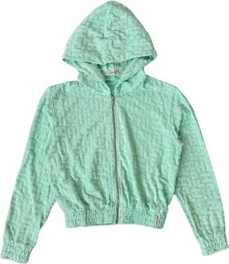 Hinnominate Hinnominate, Femme, Sweatshirts et sweats &agrave; capuche, Vert, Taille: 36 FR Sweat &agrave; capuche zipp&eacute;