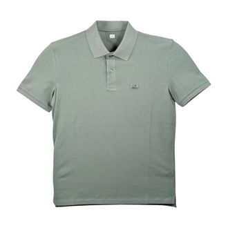 C.P. Company C.p. Company, Homme, Tops, Vert, Taille: XL Polo &agrave; Manches Courtes