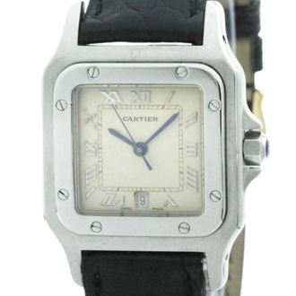 Cartier Pre-owned Acier inoxydable montres - Homme - Pre-owned - Gris - Taille: ONE Size