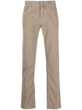 Jacob Cohen pantalon à coupe droite - Marron