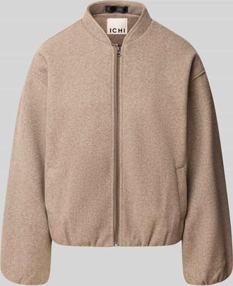 Ichi Jacke mit Stehkragen und Rei&szlig;verschluss Modell JANNET