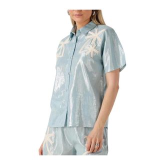 Louizon Damen, Blusen & Hemden, Blau, XSGr&ouml;&szlig;e