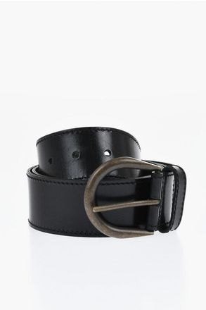 Saint Laurent Vintage Finished Leather Belt 50mm size 100