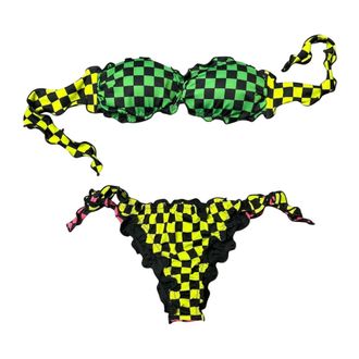 F**k Bikini Fascia V - - Swimwear - Damen - Mehrfarbig - S
