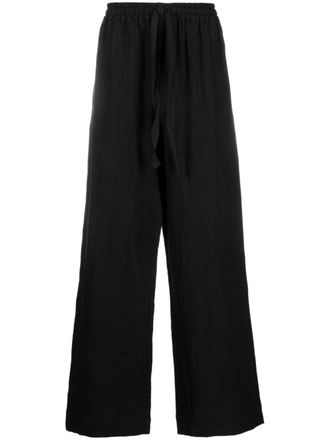 Commas pantalon à coupe ample - Noir