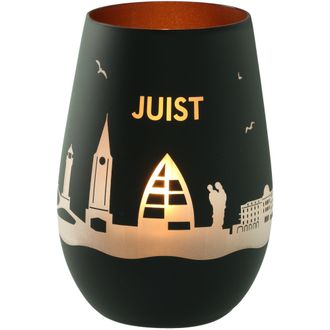 Goodtimes Windlicht Juist Skyline (Schwarz & Bronze)