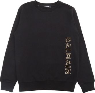 Balmain Cotton Sweatshirt - Black