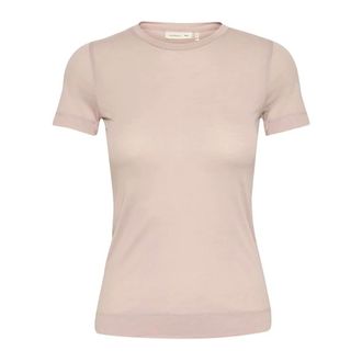 Inwear Dusty Blush Base Haut Manches Courtes - Femme - Tops - Rose - Taille: 38 FR