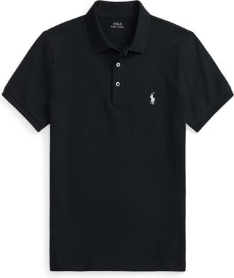 Ralph Lauren Piqu&eacute;-Poloshirt mit kleiner Pony-Stickerei, Custom Slim Fit in