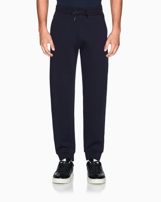 A|X Armani Exchange Herren Icon Project, Emboidered Logo Sweatpants, Dunkles Marineblau, S