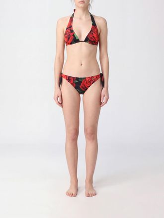 Dolce & Gabbana Triangel-Bikini mit Blumendruck und Neckholder