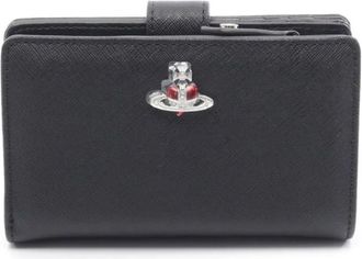 Vivienne Westwood portefeuille pliant Orb (2020) - Noir