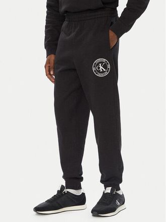 Calvin Klein Jeans Jogginghose LV04RH240G Schwarz Regular Fit