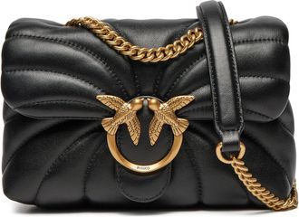 Pinko Handtasche PINKO Love Puff Mini Cl AI 24-25 PLTT 100039 A1EX Schwarz