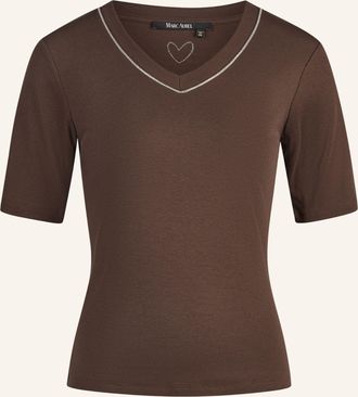 Marc Aurel Marc Aurel Rippshirt braun