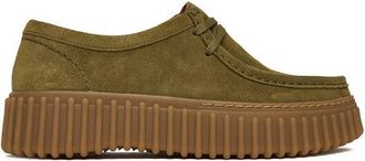 Clarks Halbschuhe Torhill Bee 26184586 Khakifarben