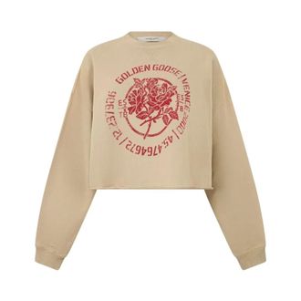 Golden Goose Damen, Sweatshirts & Hoodies, Beige, XSGr&ouml;&szlig;e