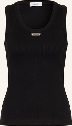 Alexander McQueen Mcqueen Top schwarz