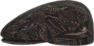 Mayser Casquette Paisley Zechbauer Homme - Made in The EU Gavroche avec Visiere, Doublure Hiver Automne-Hiver - L (58-59 cm) Bordeaux