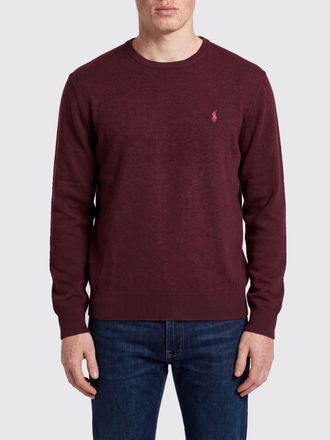Polo Ralph Lauren Wollpullover mit Rundhalsausschnitt und gesticktem Pony-Logo