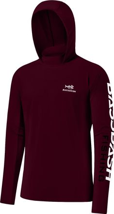 Bassdash Herren Kapuzenpullover Shirt Sonnenschutz UPF50+ UV Pullover Langarm Hoodie f&uuml;r Angeln Rash Guard