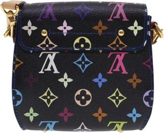 Louis Vuitton Sac bandouli&egrave;re vintage en toile Pre-owned - Femme - Pre-owned - Noir - Taille: ONE Size