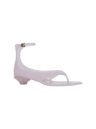 Chlo&eacute; Womens Chlo&egrave; Sandals Pink Thermoplastic Polyurethane