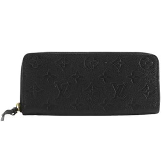 Louis Vuitton Pre-owned Portefeuille Cles Monogram Empreinte Long Wallet - Femme - Pre-owned - Noir - Taille: ONE Size