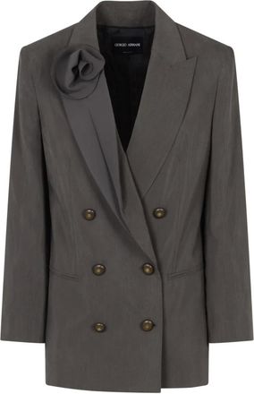 Giorgio Armani Femme, Vestes, Gris, Taille: 40 FR Blazer