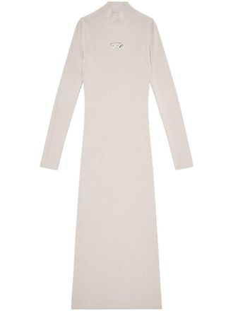 Diesel robe M-Zary-B à coupe mi-longue - Blanc