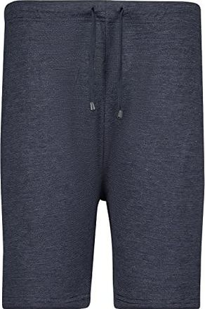 Adamo Adamo Pantalon Court Loungewear Luis Bleu Marine chinè by jusquà la Grande Taille 12XL, Taille:10XL