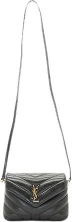Saint Laurent Sac bandouli&egrave;re matelass&eacute; Toy Loulou Pre-owned - Femme - Pre-owned - Noir - Taille: ONE Size