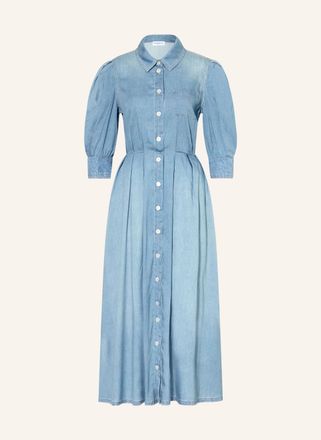 Marella Hemdblusenkleid Mlscerchia In Jeansoptik Mit 3/4-Arm blau