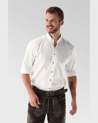 van Laack Oxford Trachtenhemd mit Stehkragen