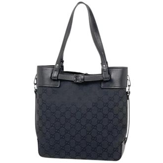 Gucci Pre-owned GG Canvas Tote Bag - - Pre-owned - Damen - Schwarzk - ONE SIZE