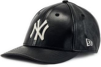 New Era Casquette logo en cuir