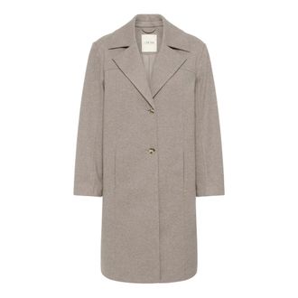 Cream CRJaze Long Coat - Femme - Manteaux - Brun - Taille: 40 FR